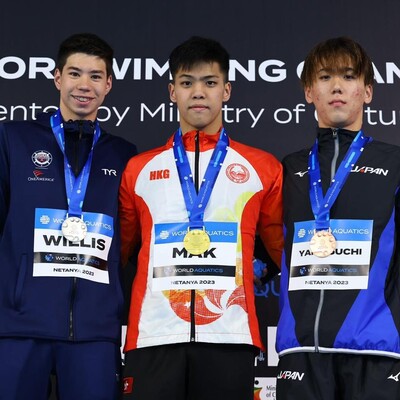 游泳世青賽 麥世霆創歷史